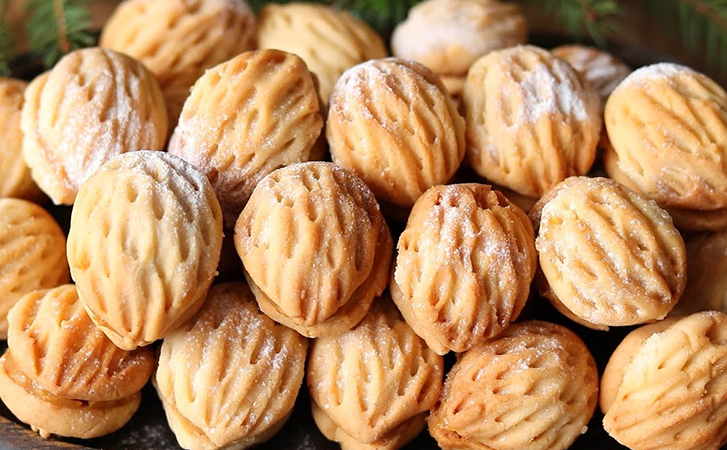 Показываем как сделать печенья-орешки без хлопот с формовкой и лепкой ...