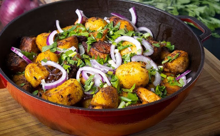 Лучшее блюдо из картошки и мяса на одной сковороде: попробуете раз и ...